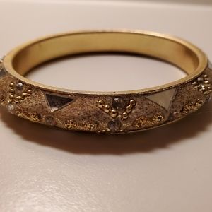 Jewelry | Large Womens Bangle Gold Bracelet | Poshmark